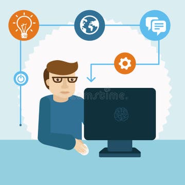 Hipster Programmer Stock Illustrations – 1,239 Hipster Programmer Stock ...