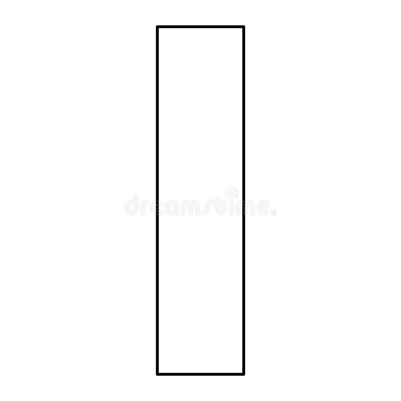 Cartoon Ruler Icon Isolated on White Background Stock Illustration ...