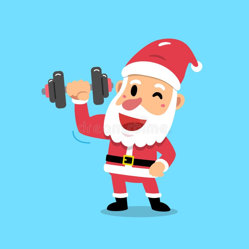 Cartoon Santa Claus Putting Voting Paper in the Ballot Box Stock Vector ...