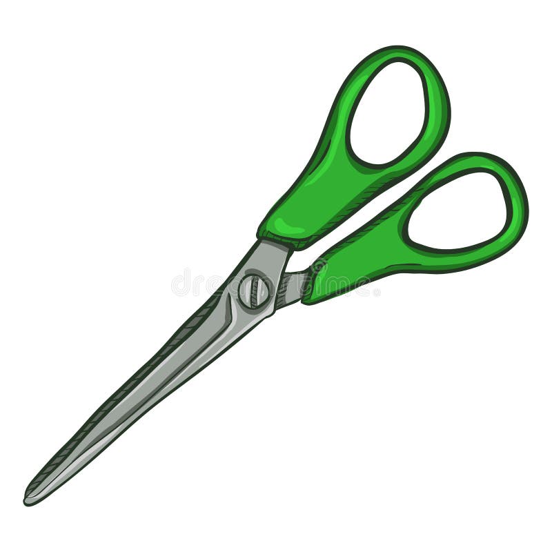 Cartoon Image Of Scissors Icon. Shears Symbol Stock Vector ...