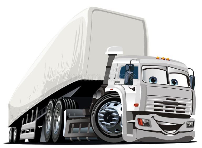 Funny Tractor Trailer Cartoon Stock Illustrations – 289 Funny Tractor ...