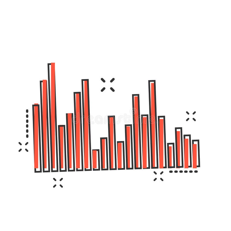 Vector Cartoon Sound Waveforms Icon in Comic Style. Musical Pulse Sign ...