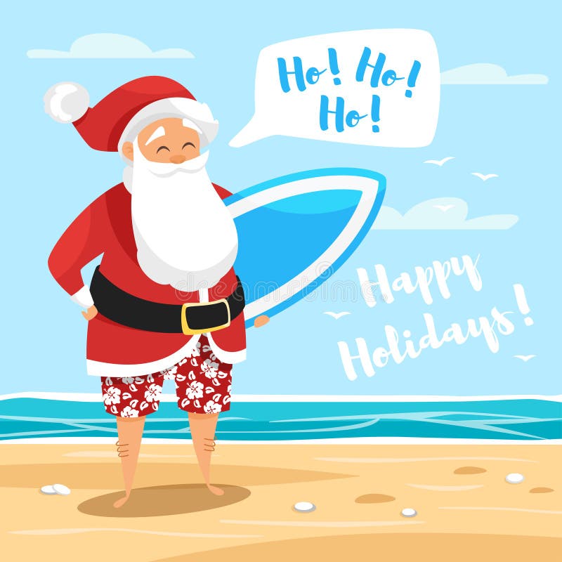Santa Flip Flop Stock Illustrations – 42 Santa Flip Flop Stock ...