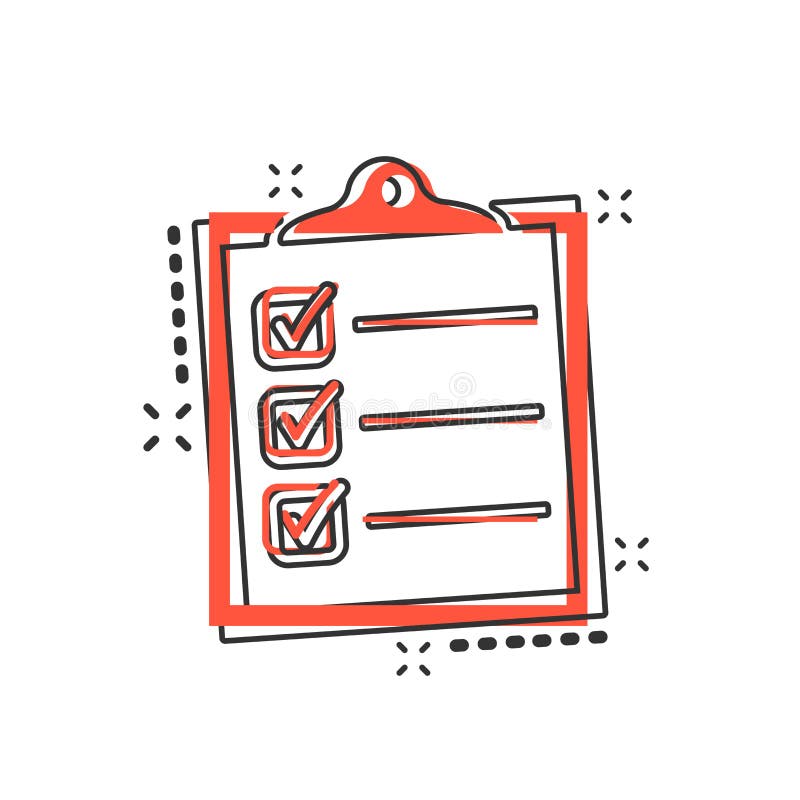Cartoon Checklist Stock Illustrations – 8,553 Cartoon Checklist Stock ...
