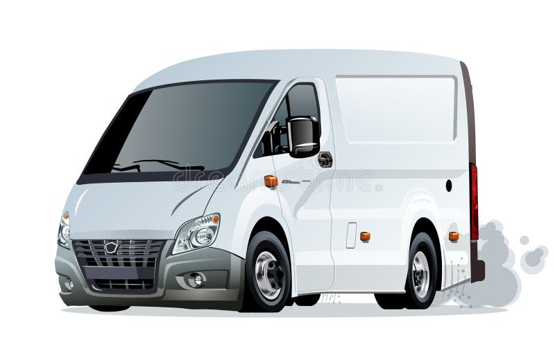 Van cartoon stock illustration. Illustration of isolated - 32399682