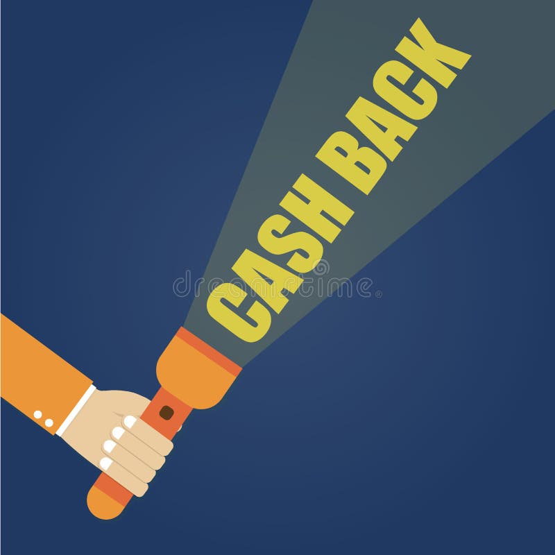 Vector cash back icon. stock vector. Illustration of cashback - 125065623