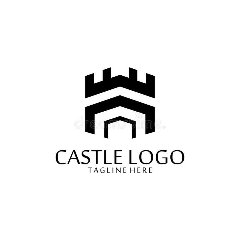 Vector Castle Logo Icon Template Stock Vector - Illustration of element ...