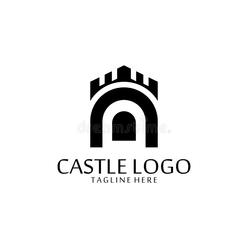 Vector Castle Logo Icon Template Stock Vector - Illustration of ...