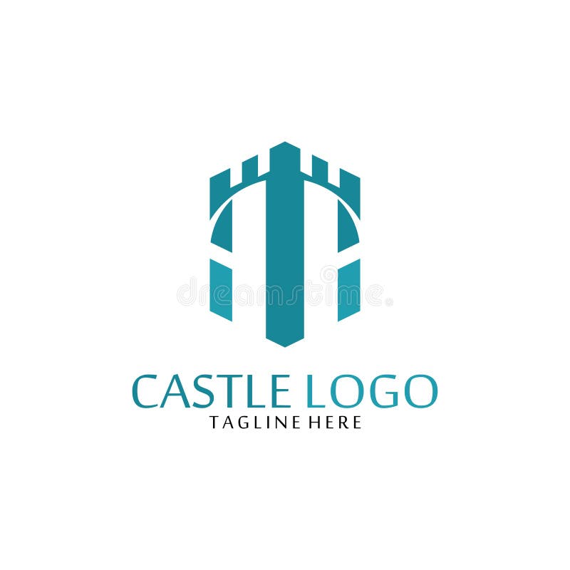 Vector Castle Logo Icon Template Stock Vector - Illustration of symbol ...