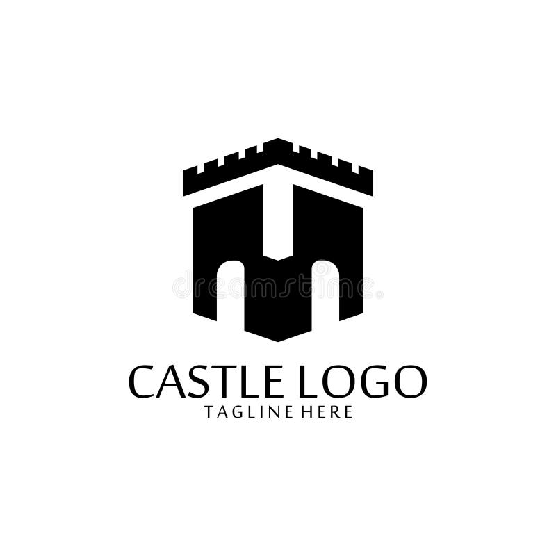 Vector Castle Logo Icon Template Stock Vector - Illustration of design ...