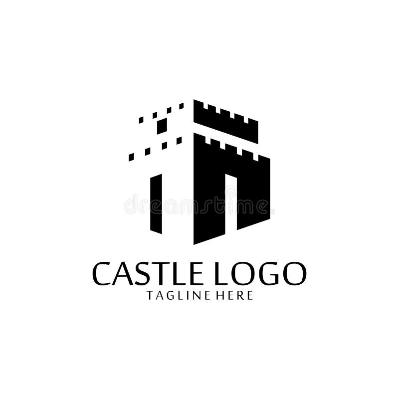 Vector Castle Logo Icon Template Stock Vector - Illustration of ...