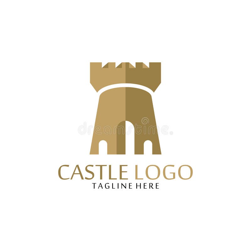 Vector Castle Logo Icon Template Stock Vector - Illustration of symbol ...