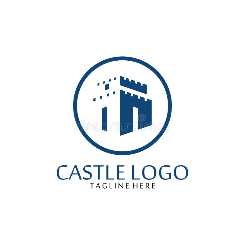 Vector Castle Logo Icon Template Stock Vector - Illustration of ...