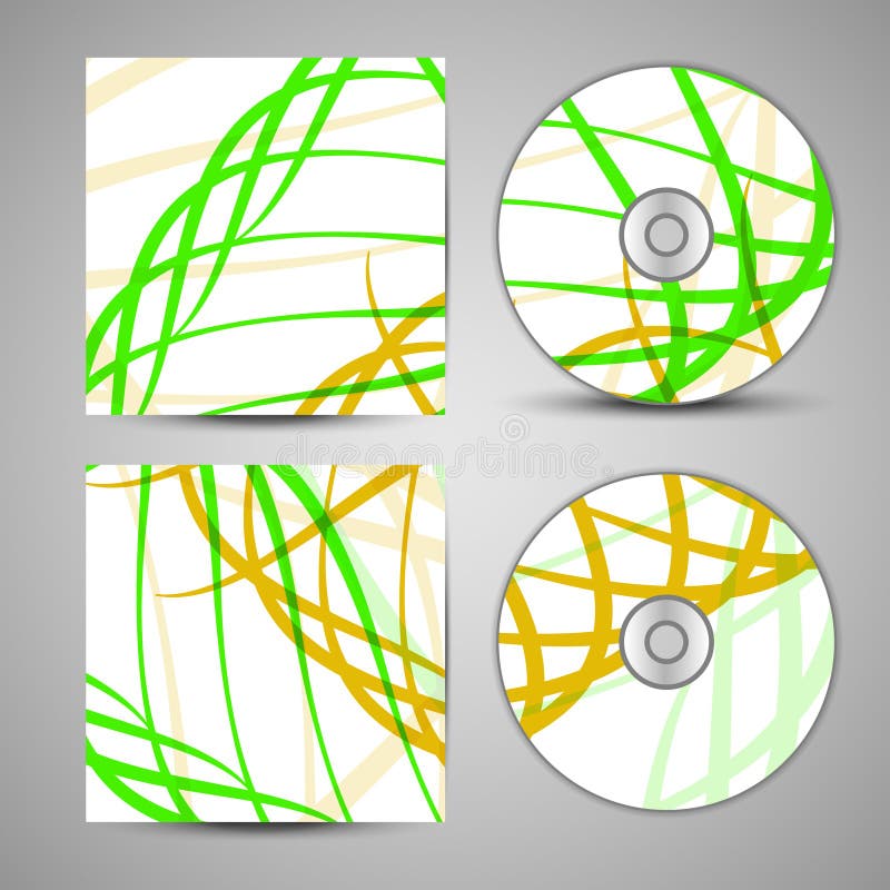 Vector Cd Cover Set for Your Design Stock Vector - Illustration of ...