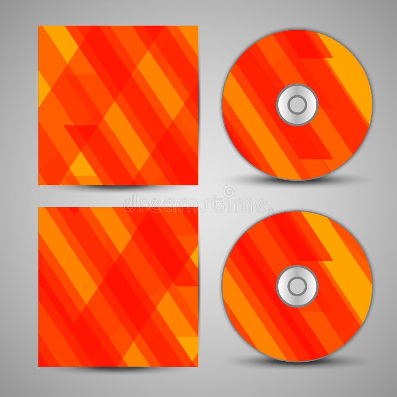 Vector Cd Cover Set for Your Design Stock Vector - Illustration of ...