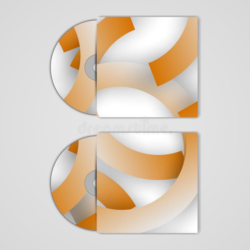 Vector Cd Cover Set for Your Design Stock Vector - Illustration of ...