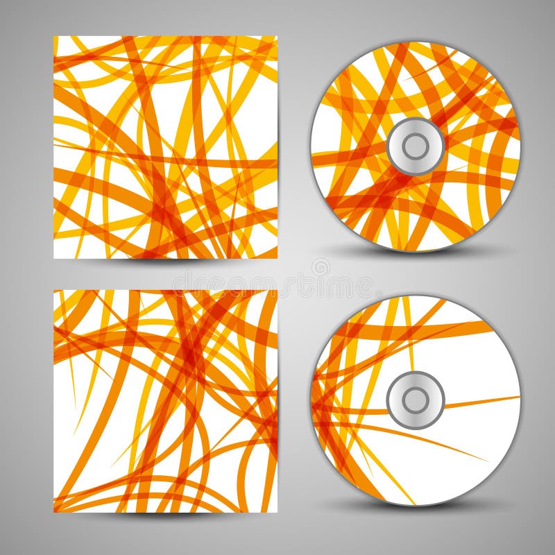 Vector Cd Cover Set for Your Design Stock Vector - Illustration of ...