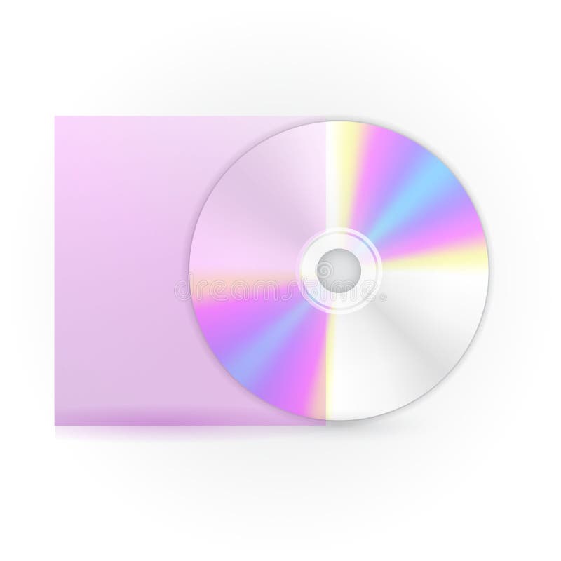 CD rom stock vector. Illustration of record, disc, clipart - 7288448