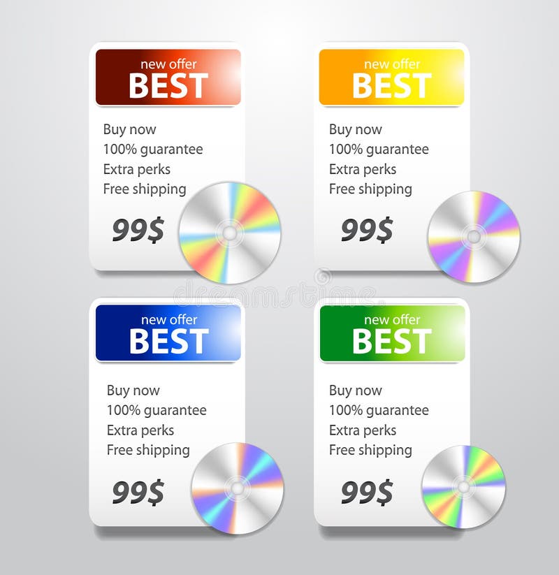 Vector cd disc stock illustration. Illustration of order - 28280560