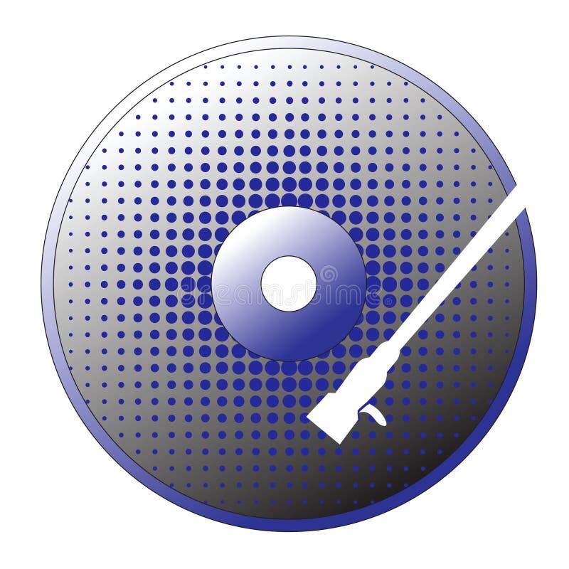 Vector cd disk stock vector. Illustration of round, compactdisk - 11800043