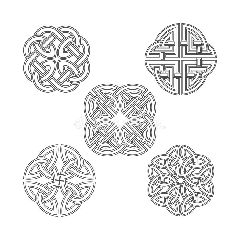 Vector Celtic Horizontal Knot. Ethnic Ornament Stock Vector ...
