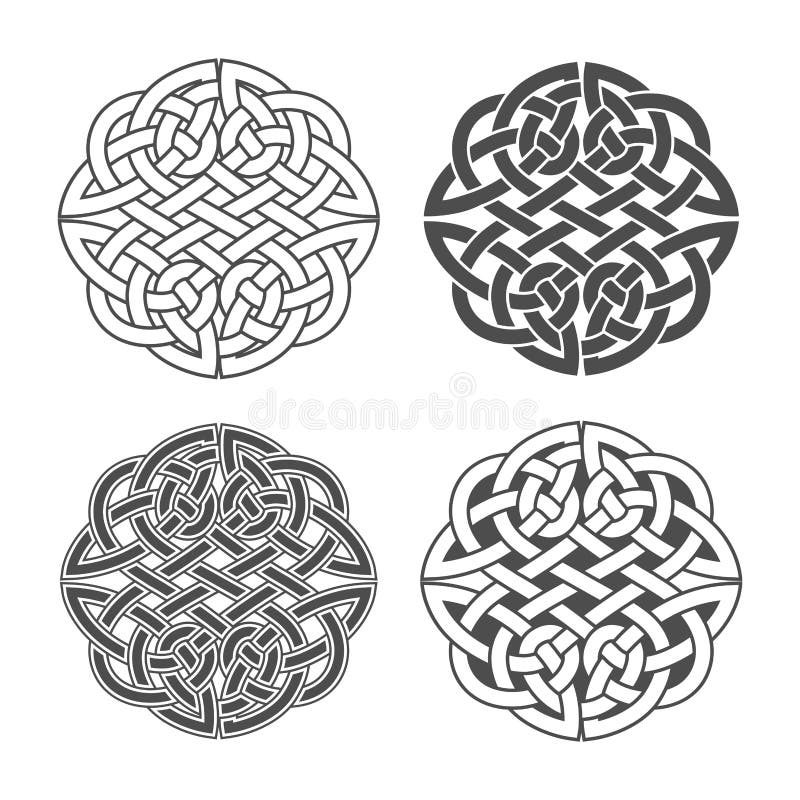 Vector Celtic Horizontal Knot. Ethnic Ornament Stock Vector ...