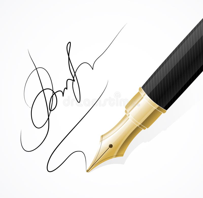 Firma Ilustraciones Stock, Vectores, Y Clipart – (219,946 Ilustraciones ...