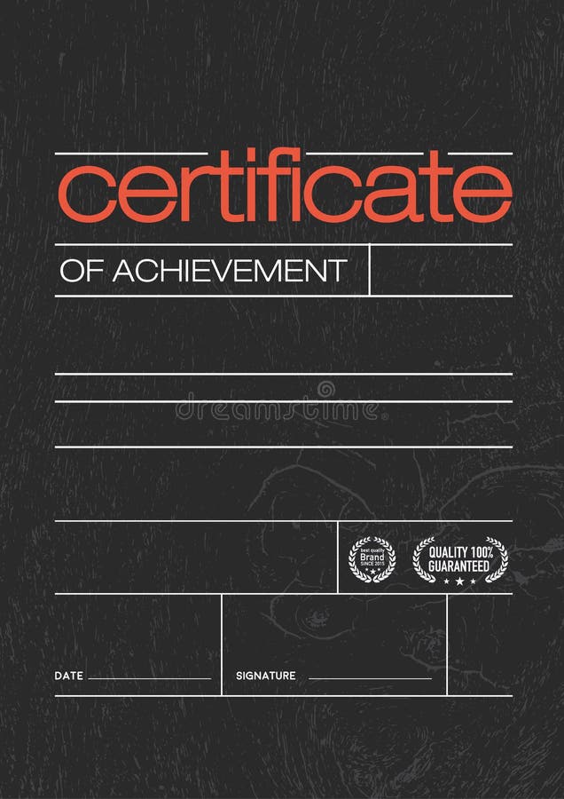 Vector Certificate Template. Stock Vector - Illustration of decorative ...