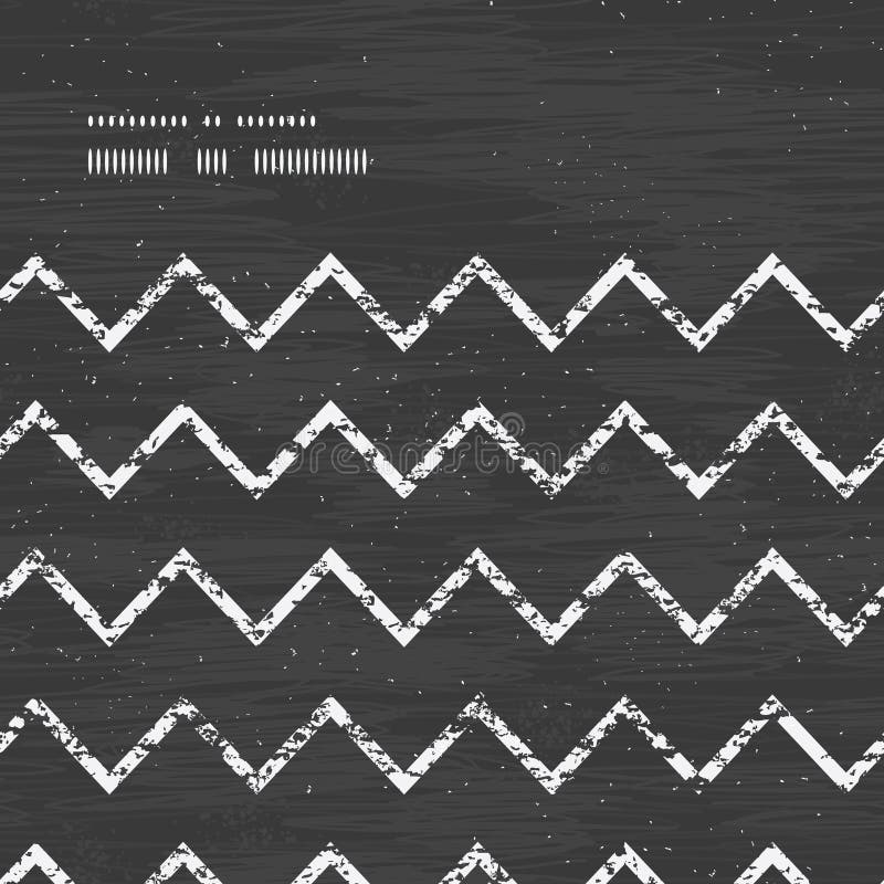 Vector Chalk Chevron Blackboard Horizontal Frame Stock Vector ...