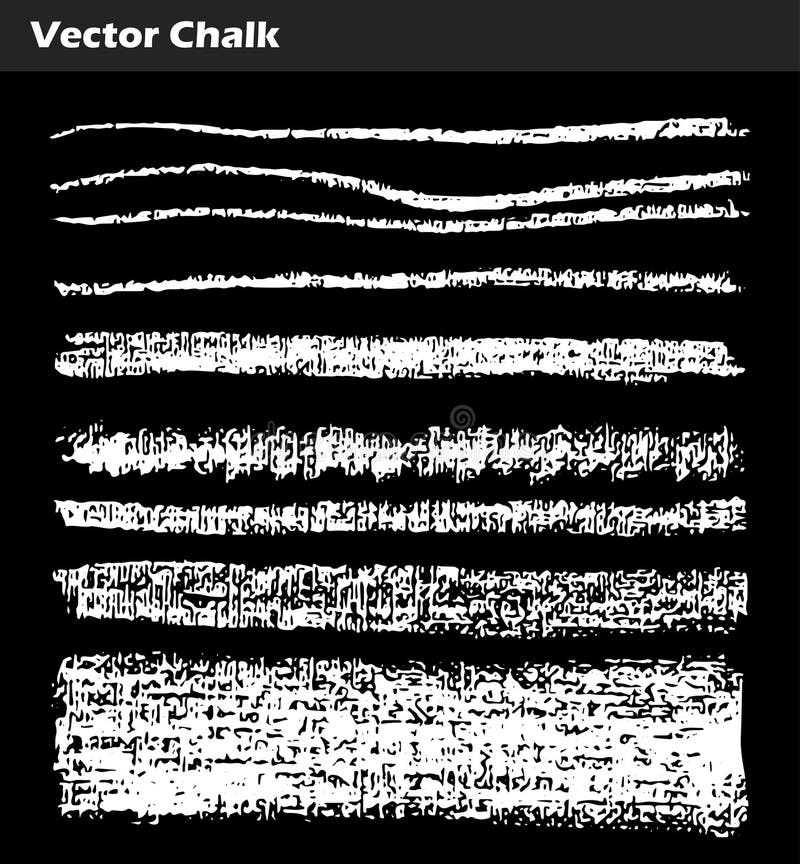 Vector Chalk Lines stock vector. Illustration of isolated - 139106837