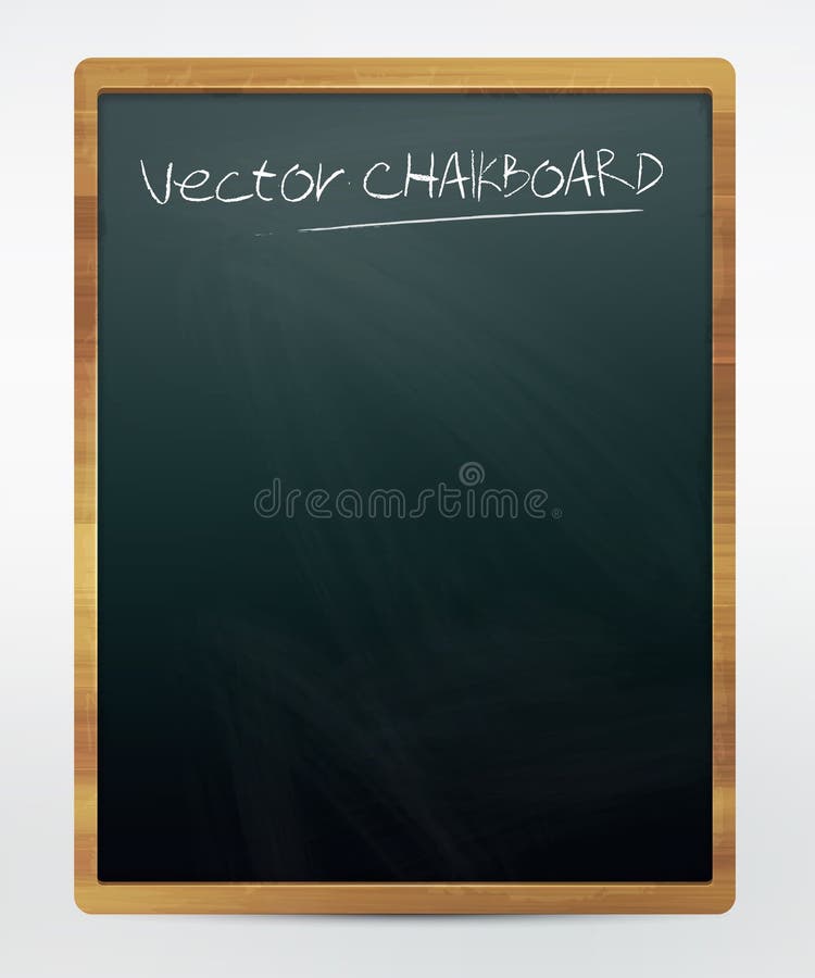 Vector chalkboard stock vector. Illustration of college - 25095689