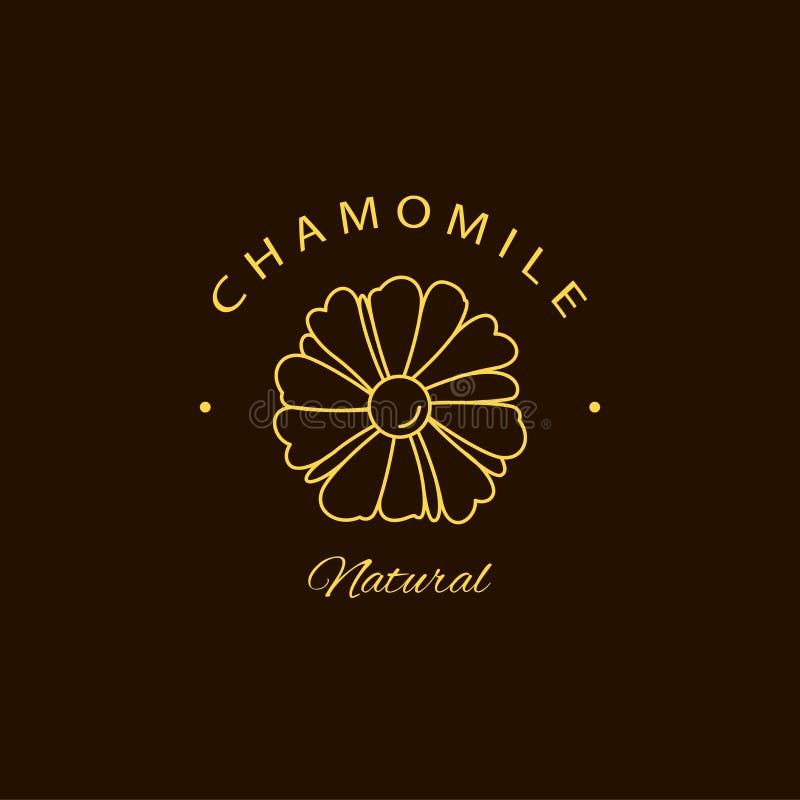 Vector Chamomile Logo Design Templates and Emblem. Beauty and Cosmetics ...