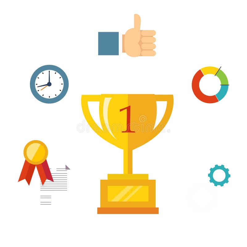 Vector Champions Cup Icon stock vector. Illustration of isolated ...