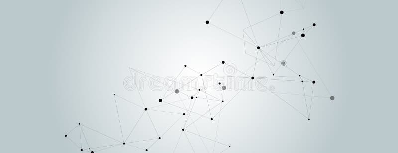 Vector Chaotic Connect Dots and Lines Stock Vector - Illustration of ...