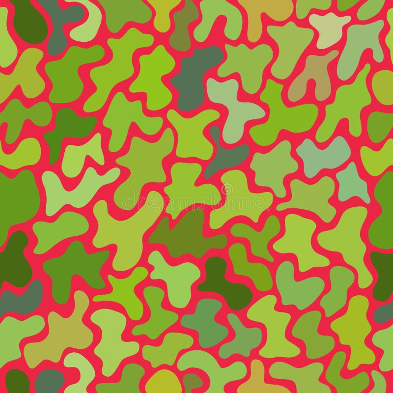 Vector Chaotic Spotted Seamless Pattern Stock Illustration ...