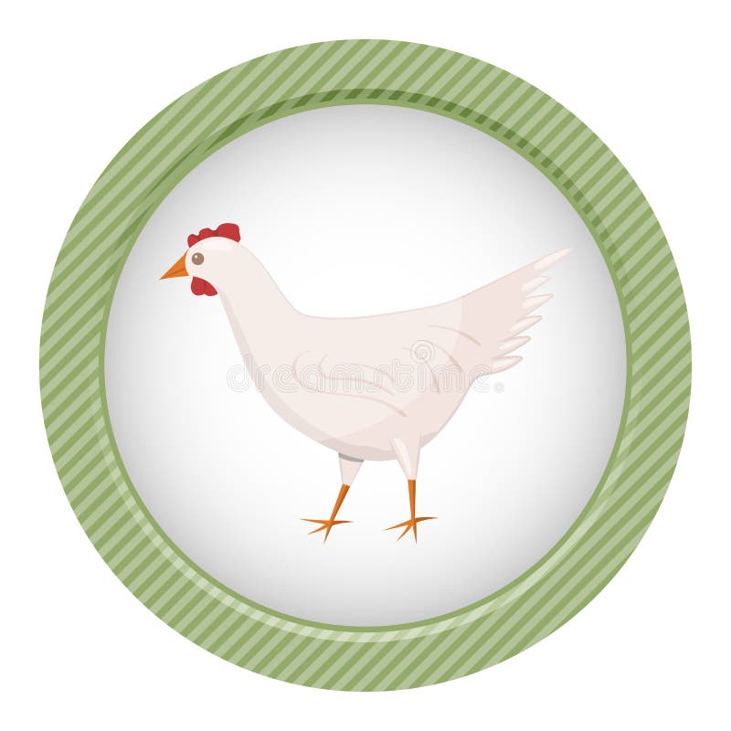 Cartoon Chicken Profile Stock Illustrations – 686 Cartoon Chicken ...