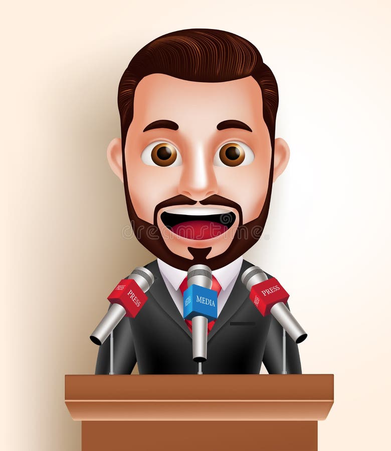 Media Interview 3d Person Stock Illustrations – 289 Media Interview 3d ...