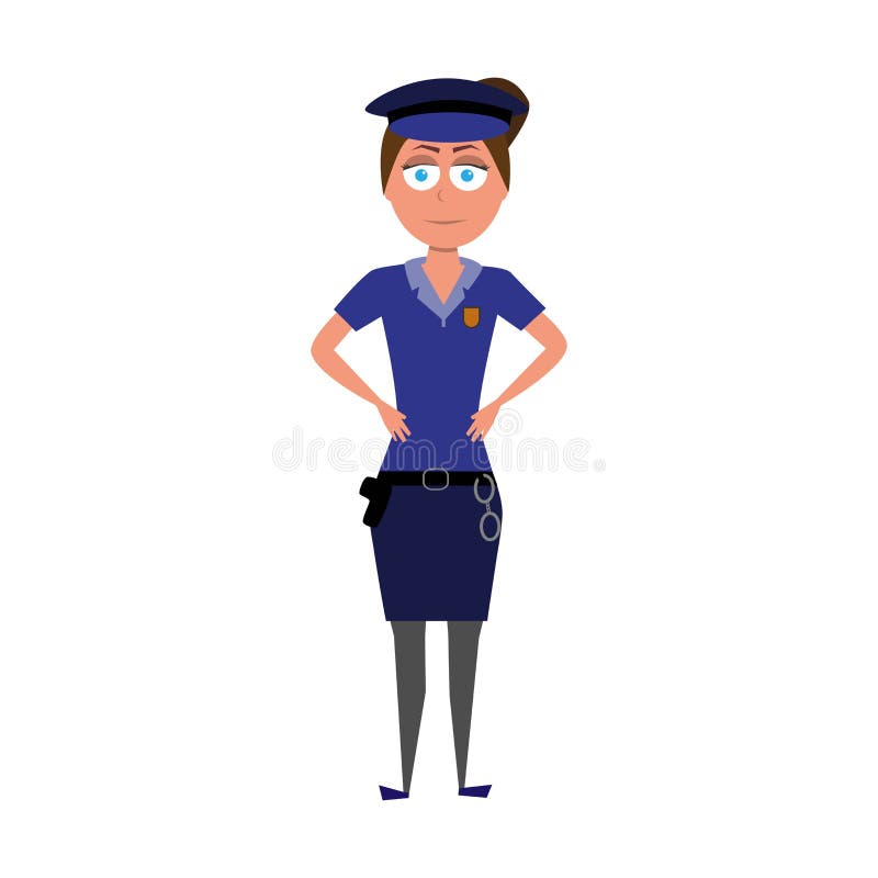 Strict Policewoman Stock Illustrations – 17 Strict Policewoman Stock ...