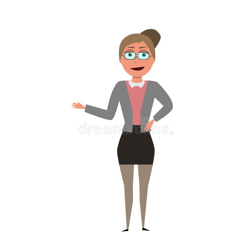 Vector Character of Moderator Stock Vector - Illustration of music ...