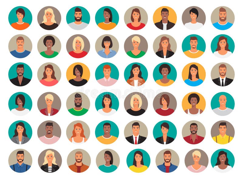 Vector characters design stock vector. Illustration of avatar - 175878747