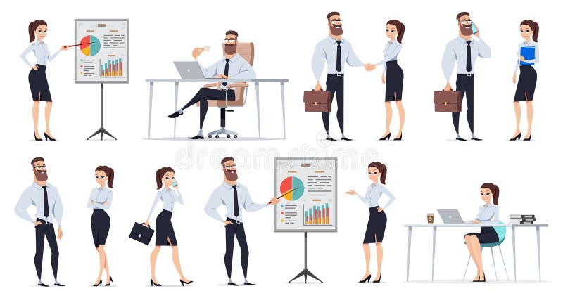 Vector characters design stock vector. Illustration of boss - 175979705