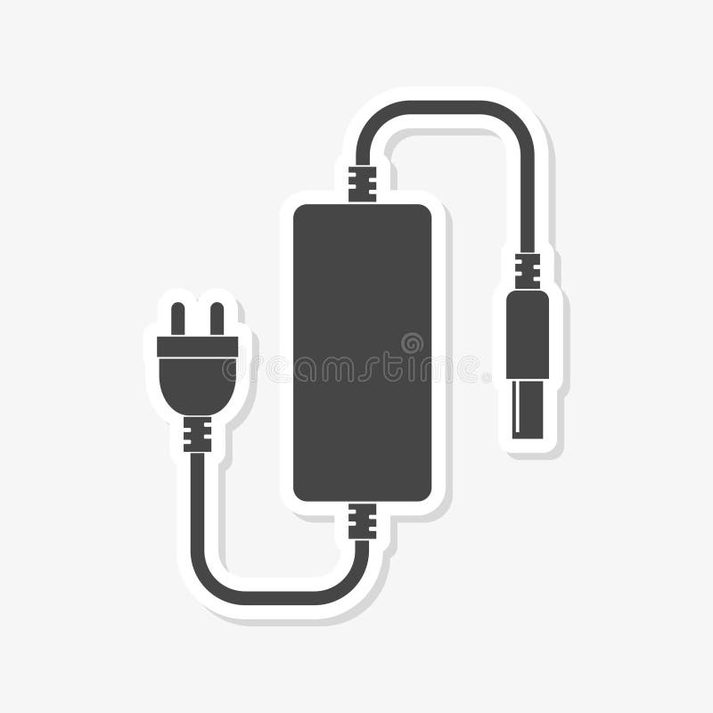 Vector Charger icon stock vector. Illustration of media - 145597218