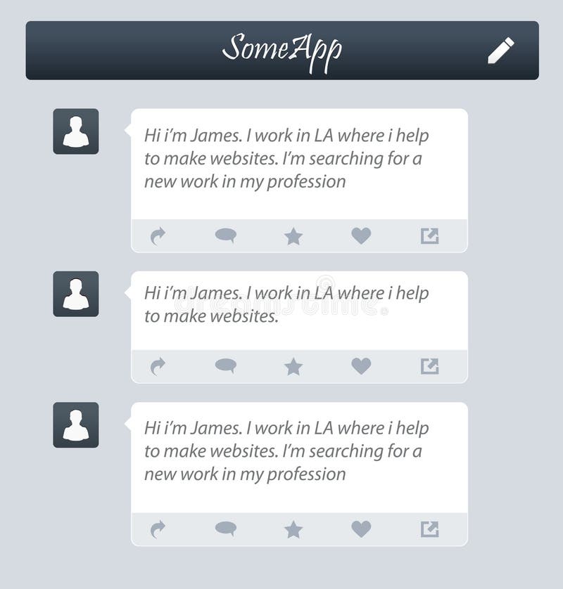 Vector Chat Frames Message Boxes for Your Text Stock Vector ...