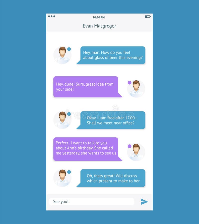 Vector Chat Frames Message Boxes for Your Text Stock Vector ...