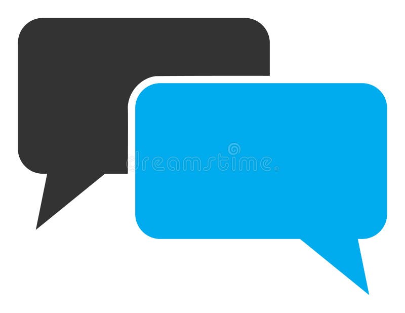 Vector Blog Message Collage of Dots and Scratched Chat Bot Stamp Stock ...