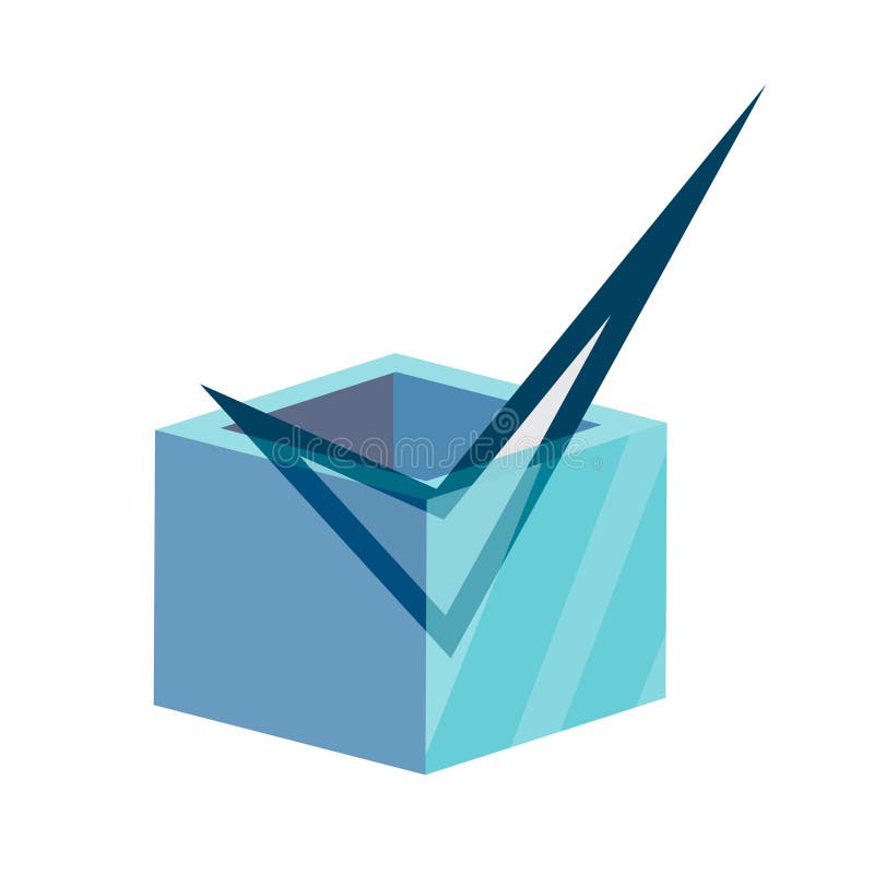 Vector Check Box stock vector. Illustration of generated - 35409423