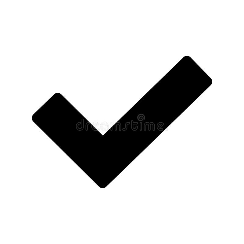 Vector Check Icon. Logo. Pictogram. Button. Vector Stock Vector ...
