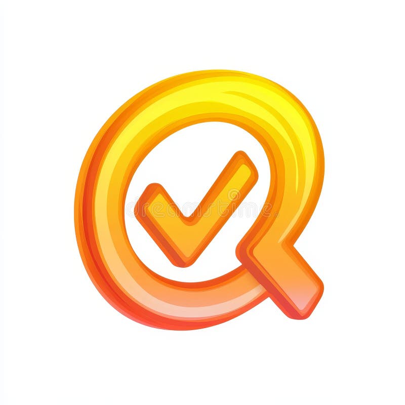 Vector Check Mark Icon. Colorful Flat Design. Eps 10 Stock Illustration ...