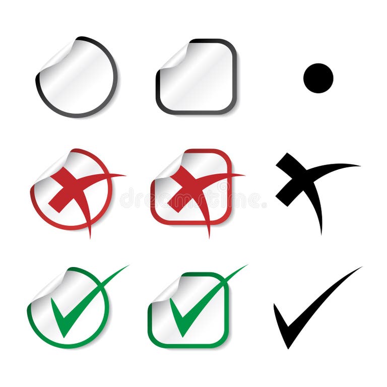 Check Vector Stickers Stock Illustrations – 1,359 Check Vector Stickers ...