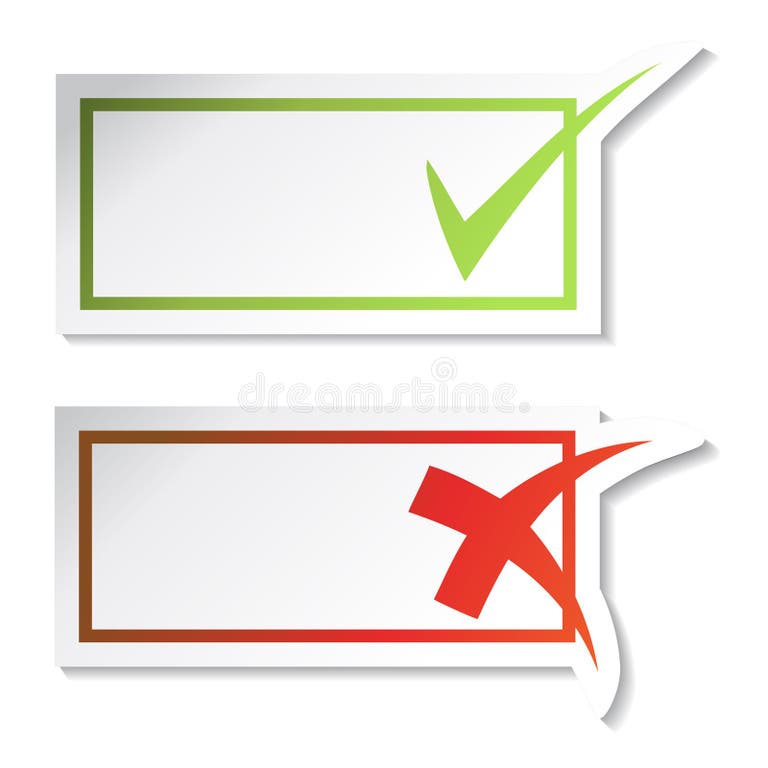 Check Mark Stickers Stock Illustrations – 751 Check Mark Stickers Stock ...